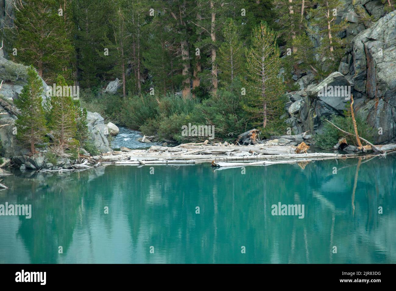 First Lake is the first of a chain of lakes along North Fork Big Pine ...