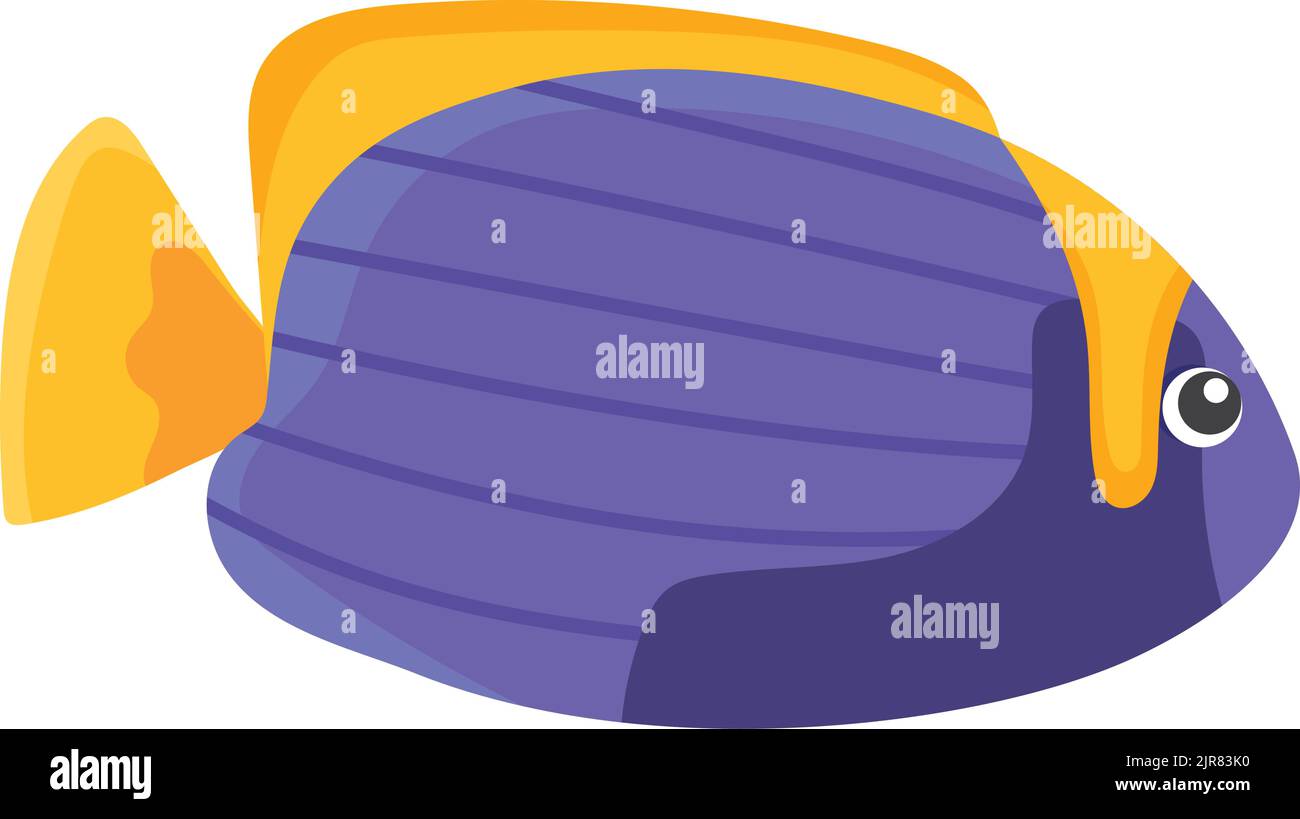 cute purple fish Stock Vector Image & Art - Alamy