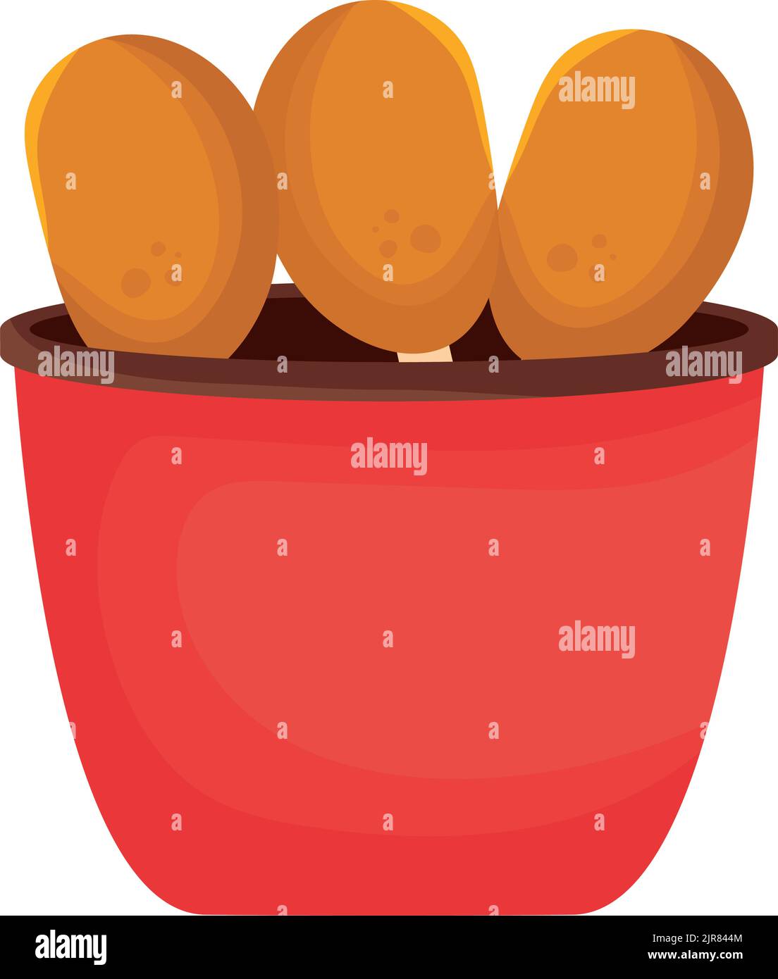 chicken bucket icon Stock Vector Image & Art - Alamy