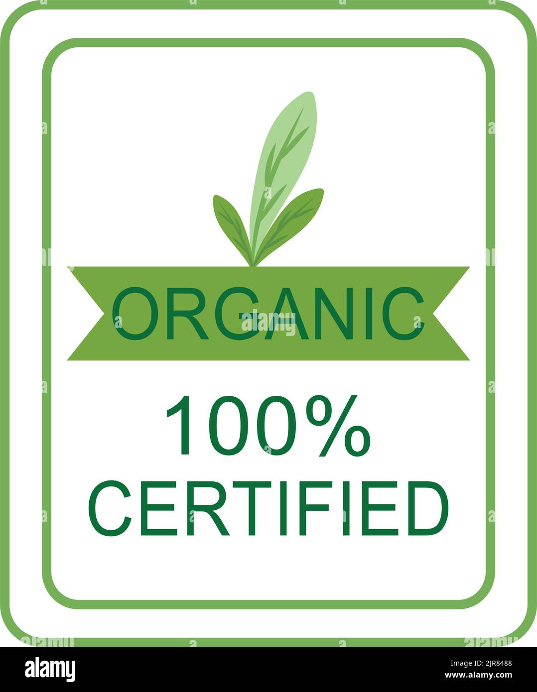 organic certified label design Stock Vector Image & Art - Alamy