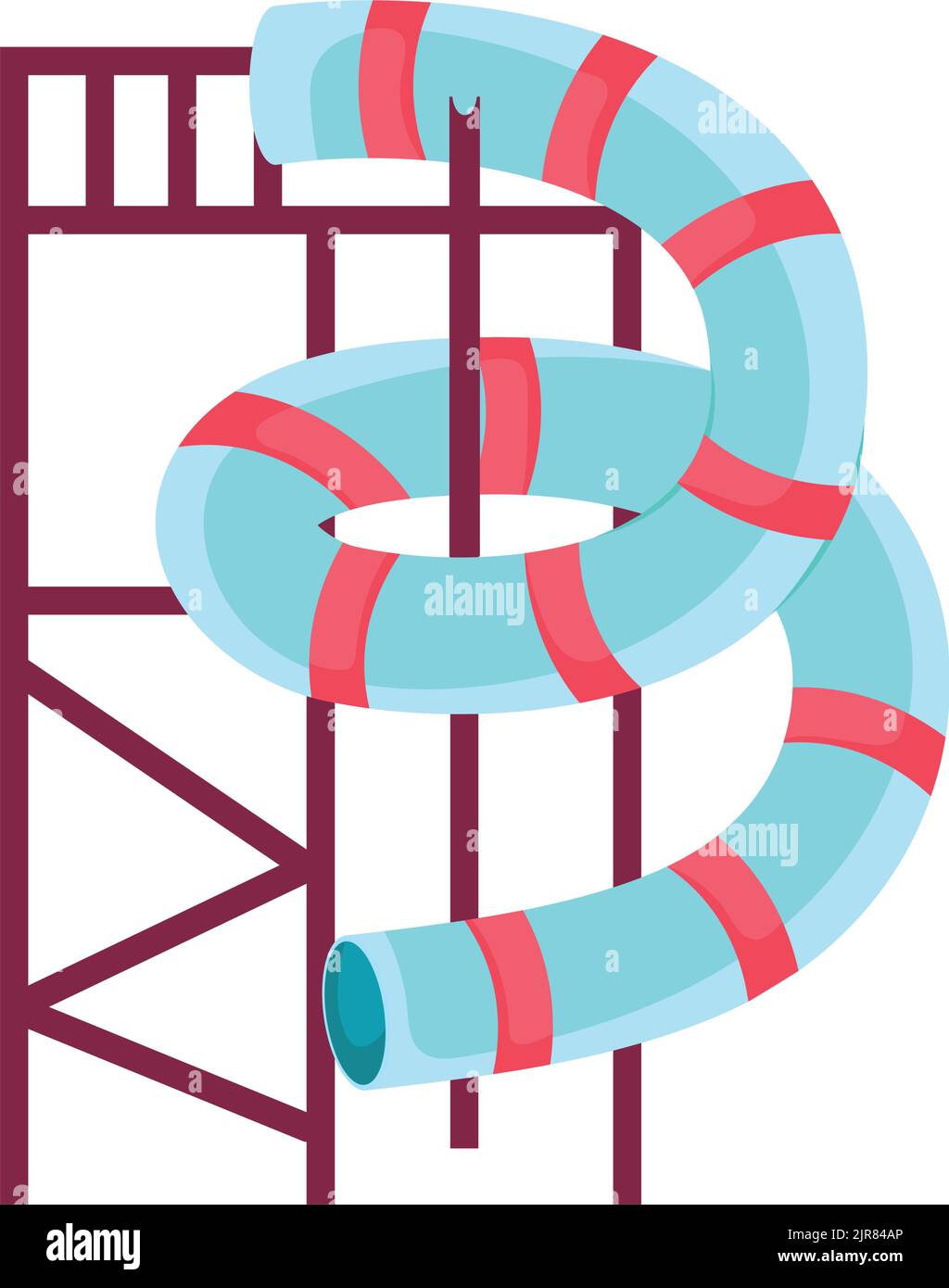 blue water slide Stock Vector Image & Art - Alamy