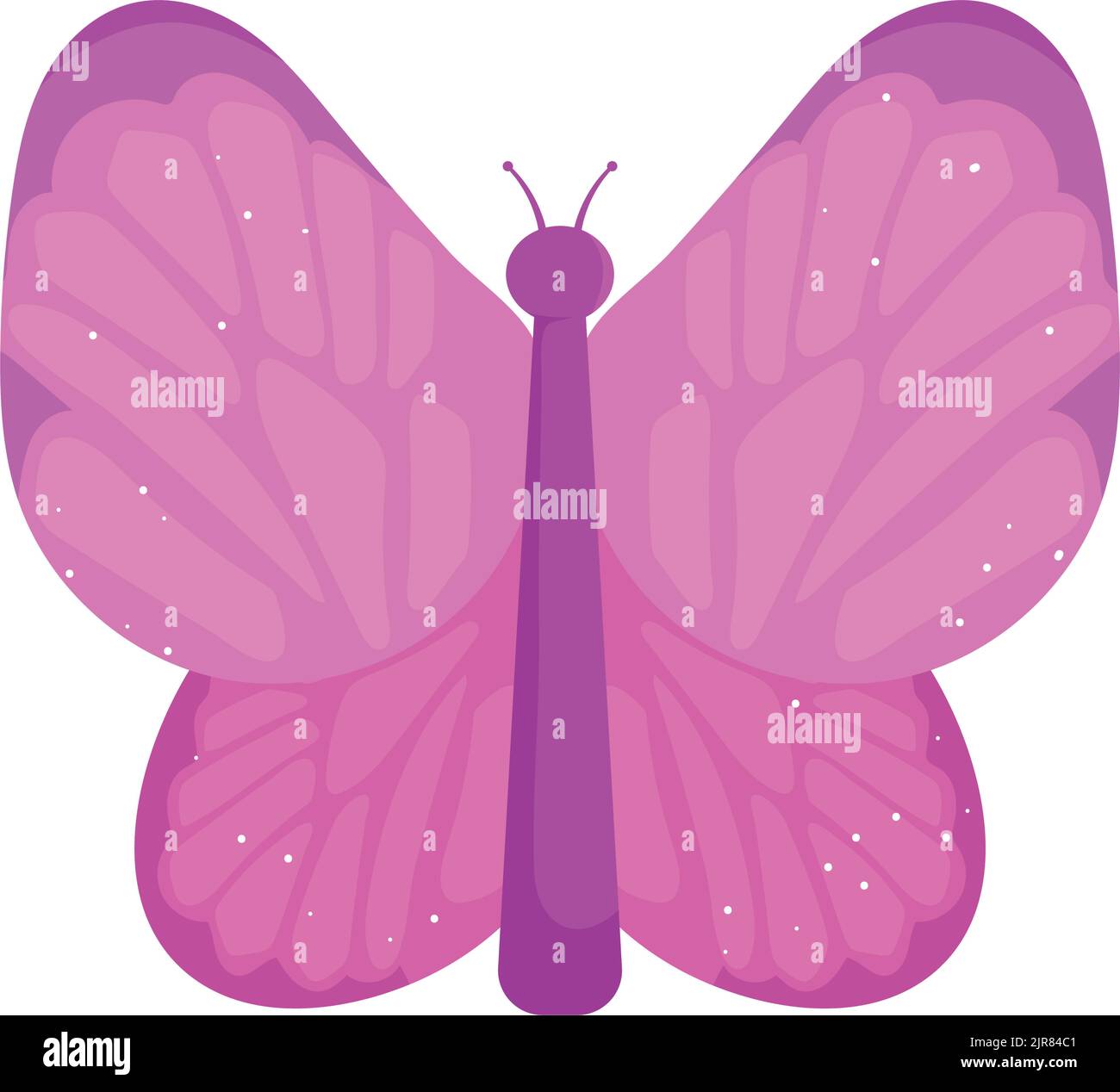 pink butterfly icon Stock Vector Image & Art - Alamy