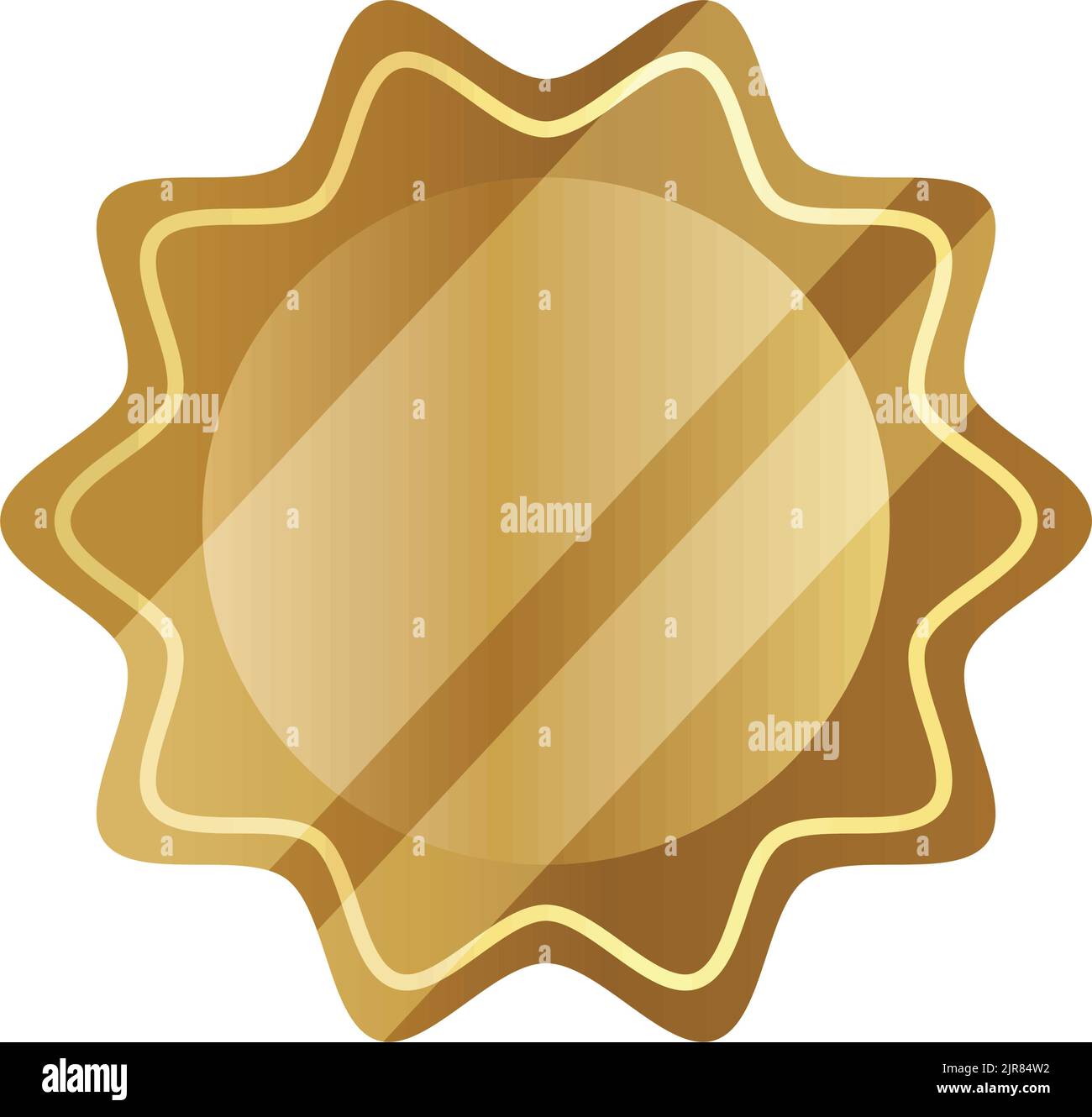 decorative gold seal Stock Vector Image & Art - Alamy