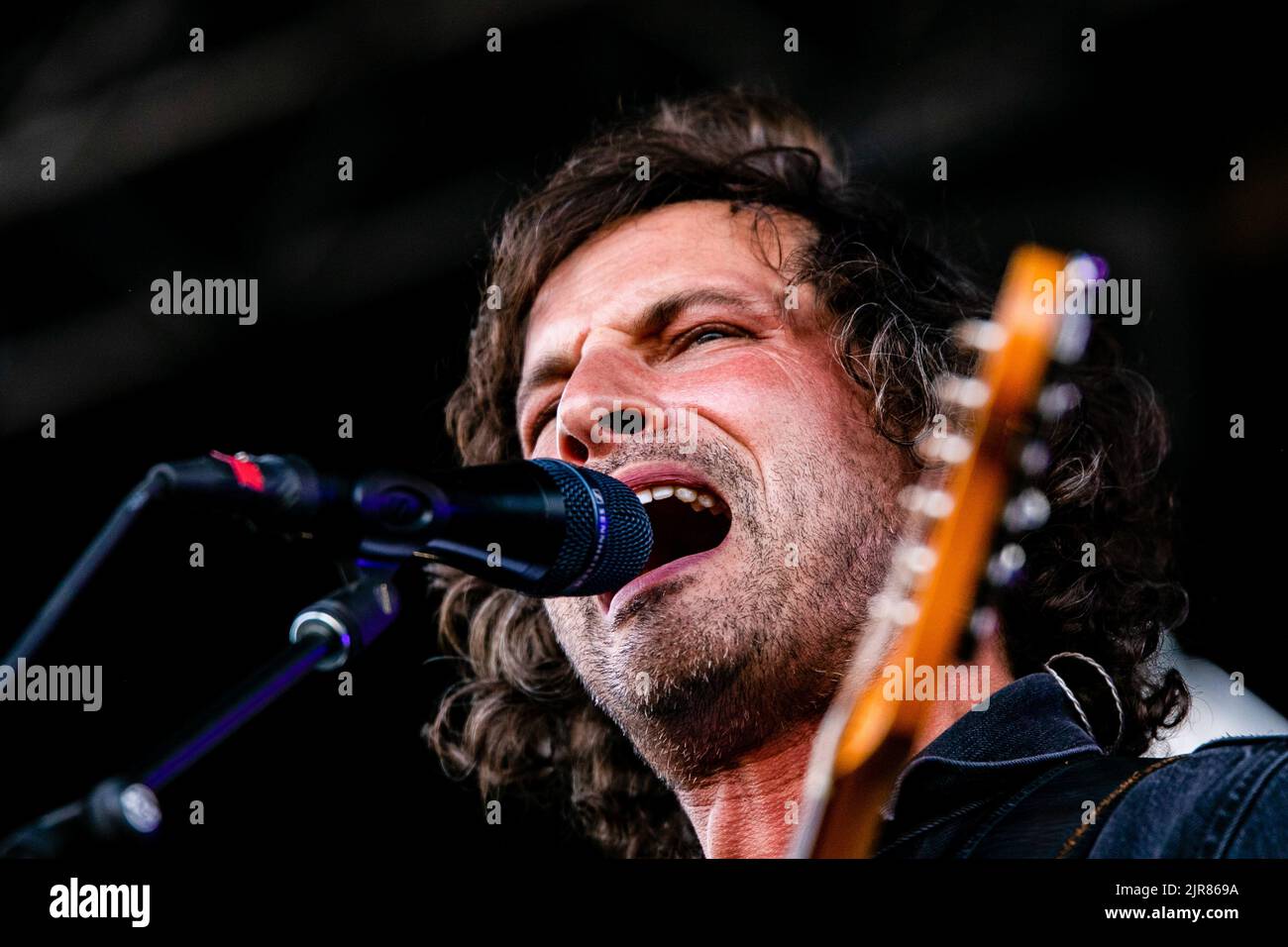 Sam Roberts, lead singer of the Sam Roberts Band performs at the ...