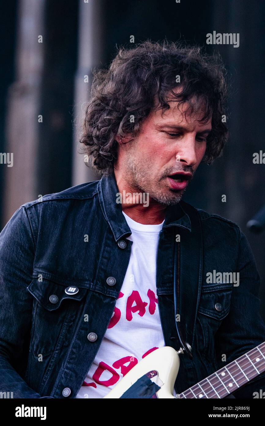 Sam Roberts, lead singer of the Sam Roberts Band performs at the ...