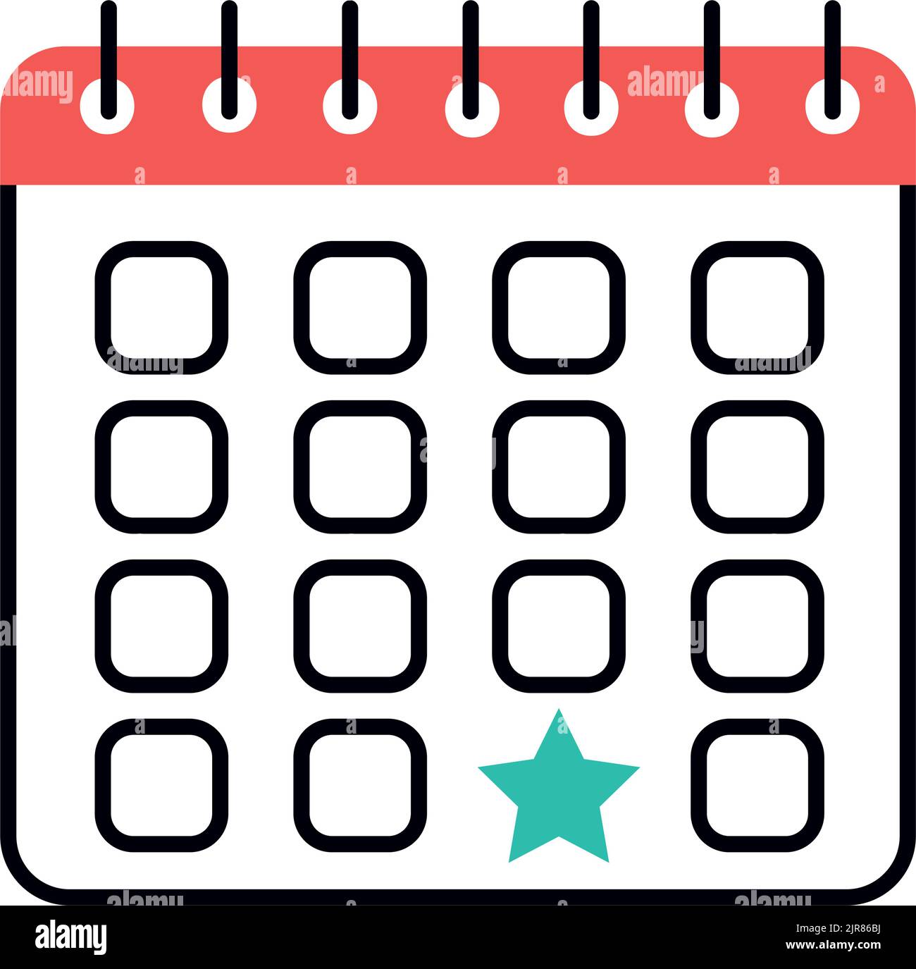 calendar planner icon Stock Vector Image & Art - Alamy