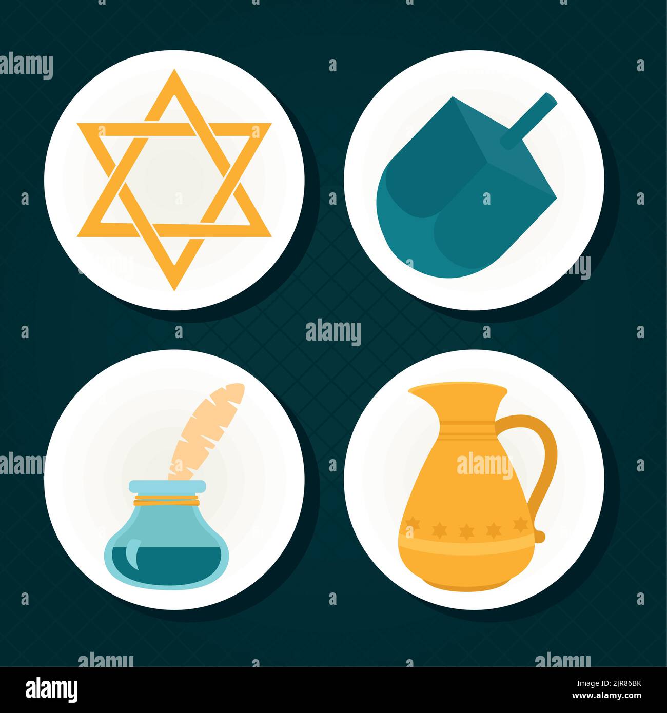 jewish icon set Stock Vector Image & Art - Alamy