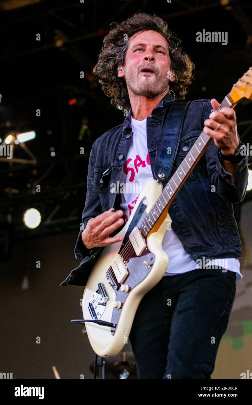 Sam Roberts, lead singer of the Sam Roberts Band performs at the ...