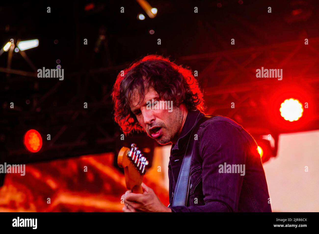 Sam Roberts, lead singer of the Sam Roberts Band performs at the ...
