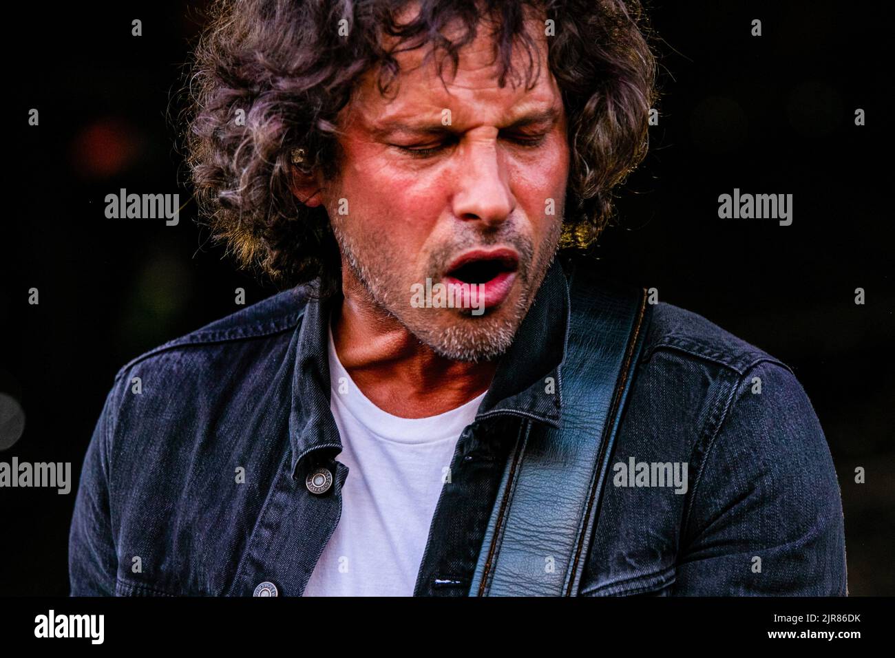 Sam Roberts, lead singer of the Sam Roberts Band performs at the ...