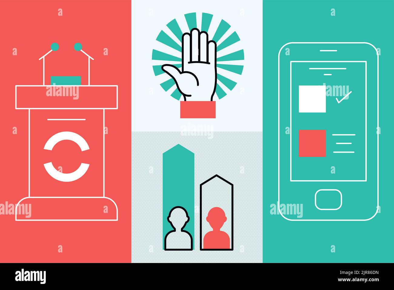 elections icon collection design Stock Vector Image & Art - Alamy