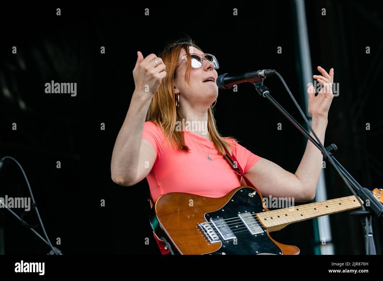 Olivia Street Lead singer of King of Foxes performs at the Together ...