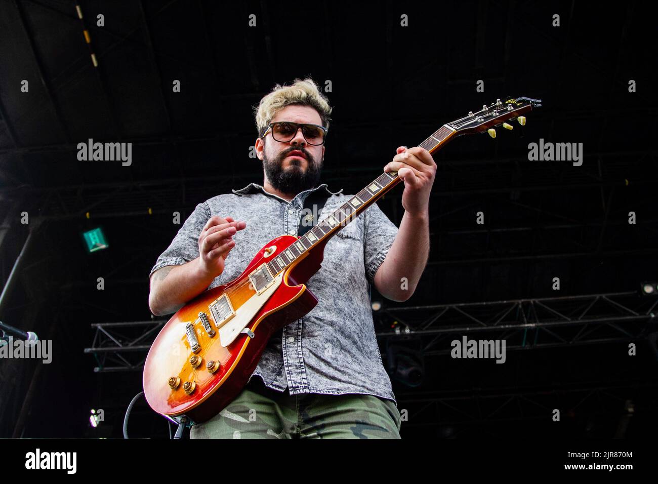 Brandon Baker of King of Foxes performs at the Together Again Edmonton ...