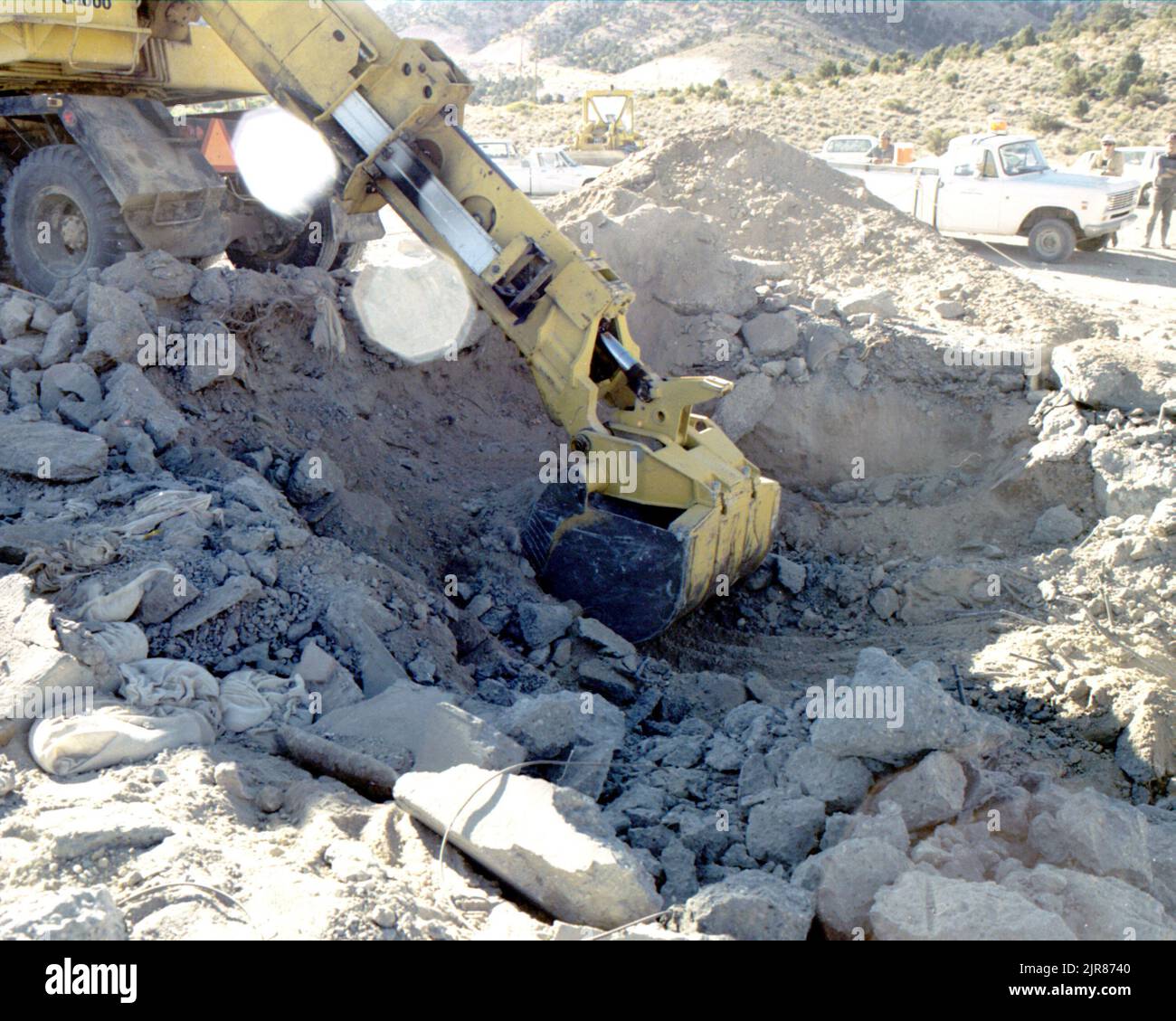 Underground nuclear test nevada hi-res stock photography and images - Alamy
