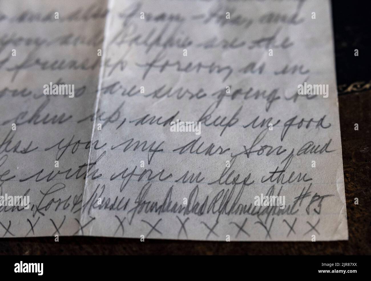 Handwritten letter by Al Capone to his son while in prison. Artifacts ...