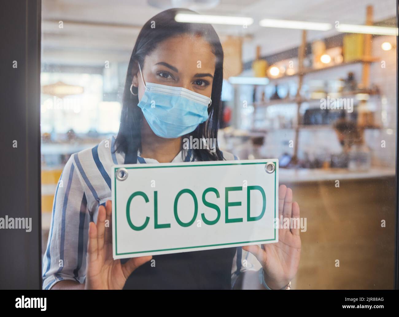 Sad business woman door hi-res stock photography and images - Alamy