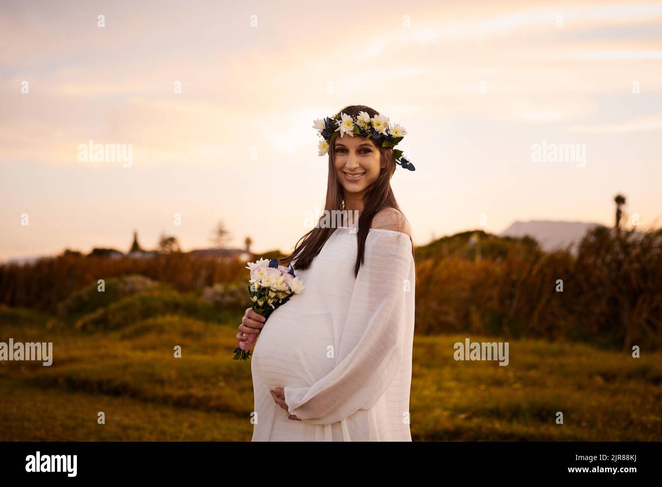 I am giving you life but you gave me mine. a young pregnant woman ...
