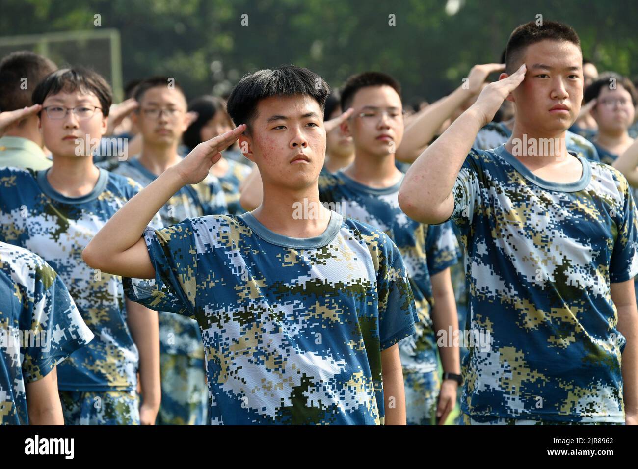 HANDAN, CHINA - AUGUST 21, 2022 - An aerial photo shows Senior one ...