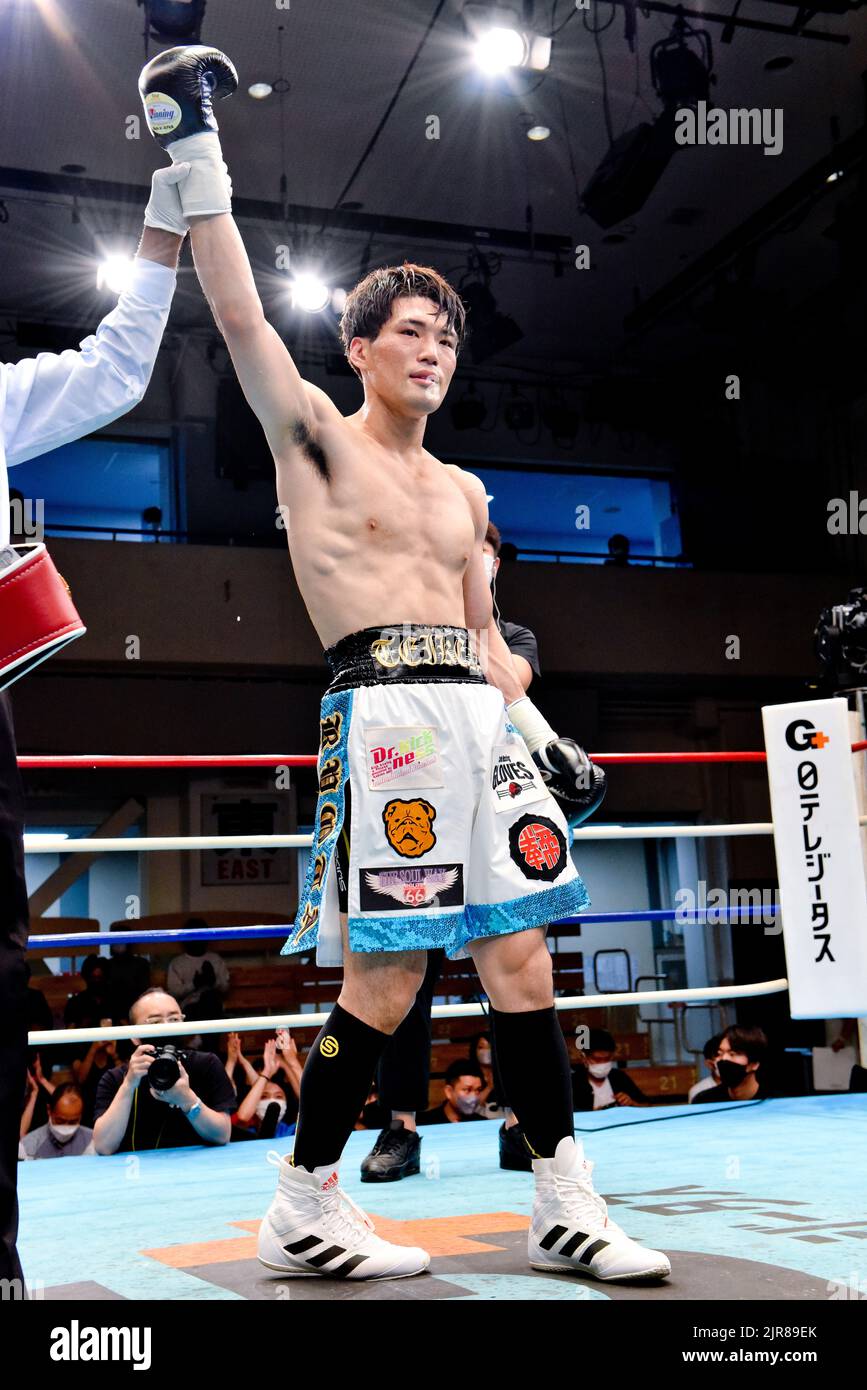 Ryota Toyoshima of Japan won WBO Asia Pacific Welterweight title bout ...