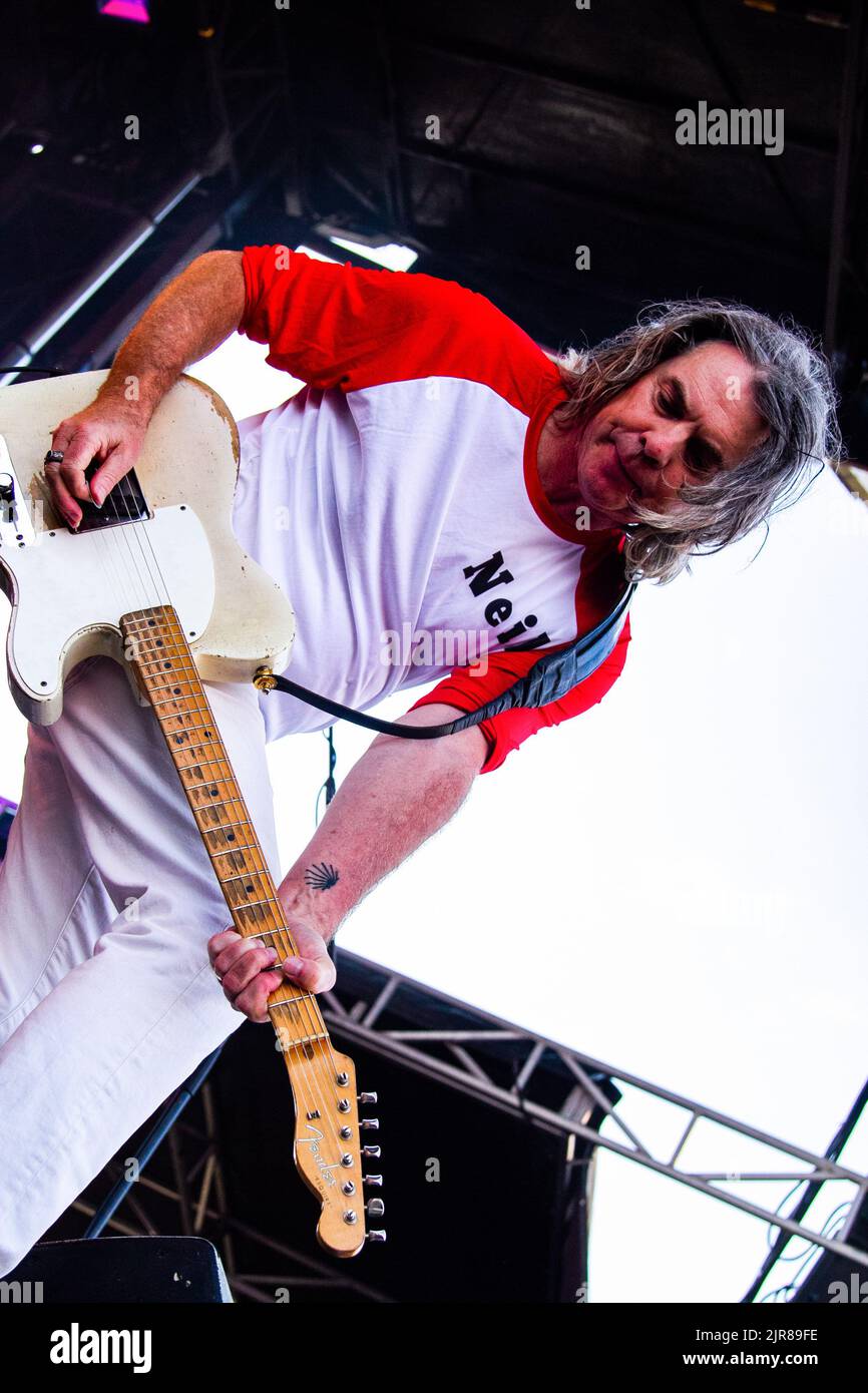 Neil Osborne lead singer of 54-40 performs at the Together Again ...