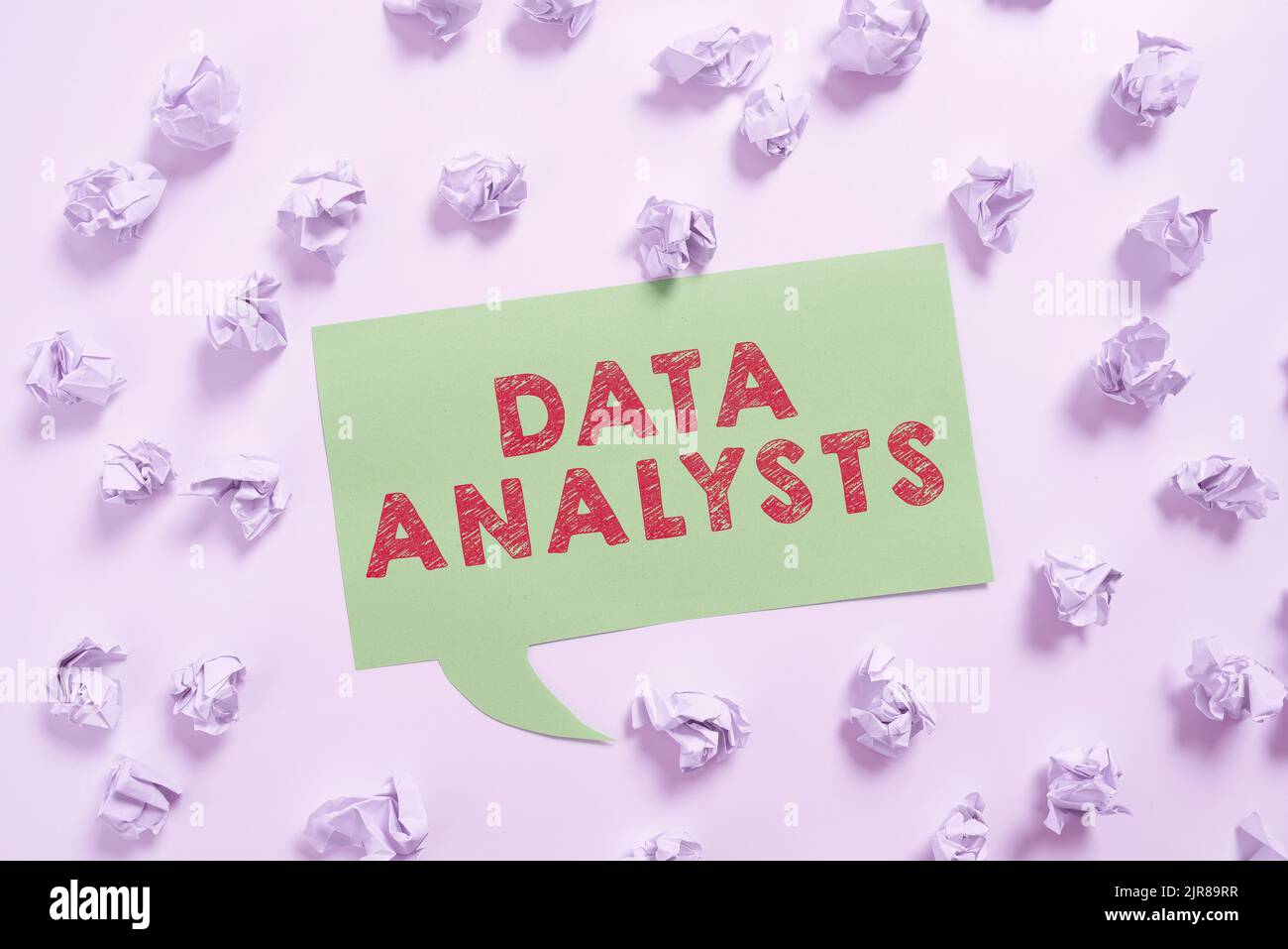 Text showing inspiration Data Analysts. Word for Programmer Design and Create Report Identifies ...