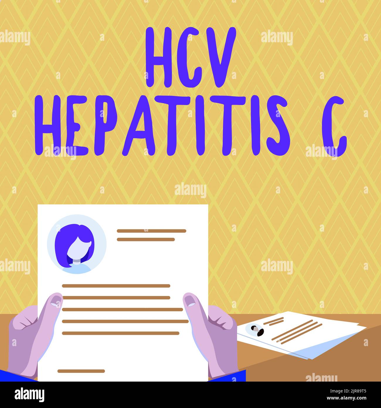 Conceptual caption Hcv Hepatitis C. Word Written on Liver disease ...