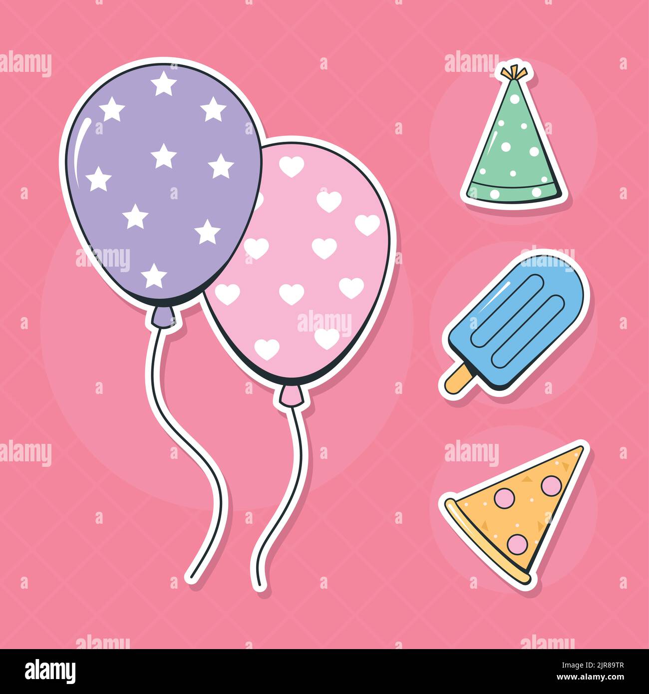 party symbols icon set Stock Vector Image & Art - Alamy