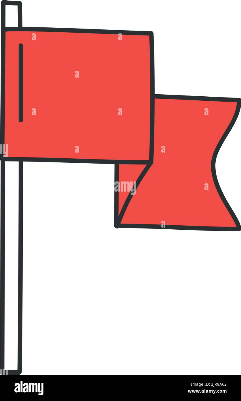 red flag icon Stock Vector Image & Art - Alamy