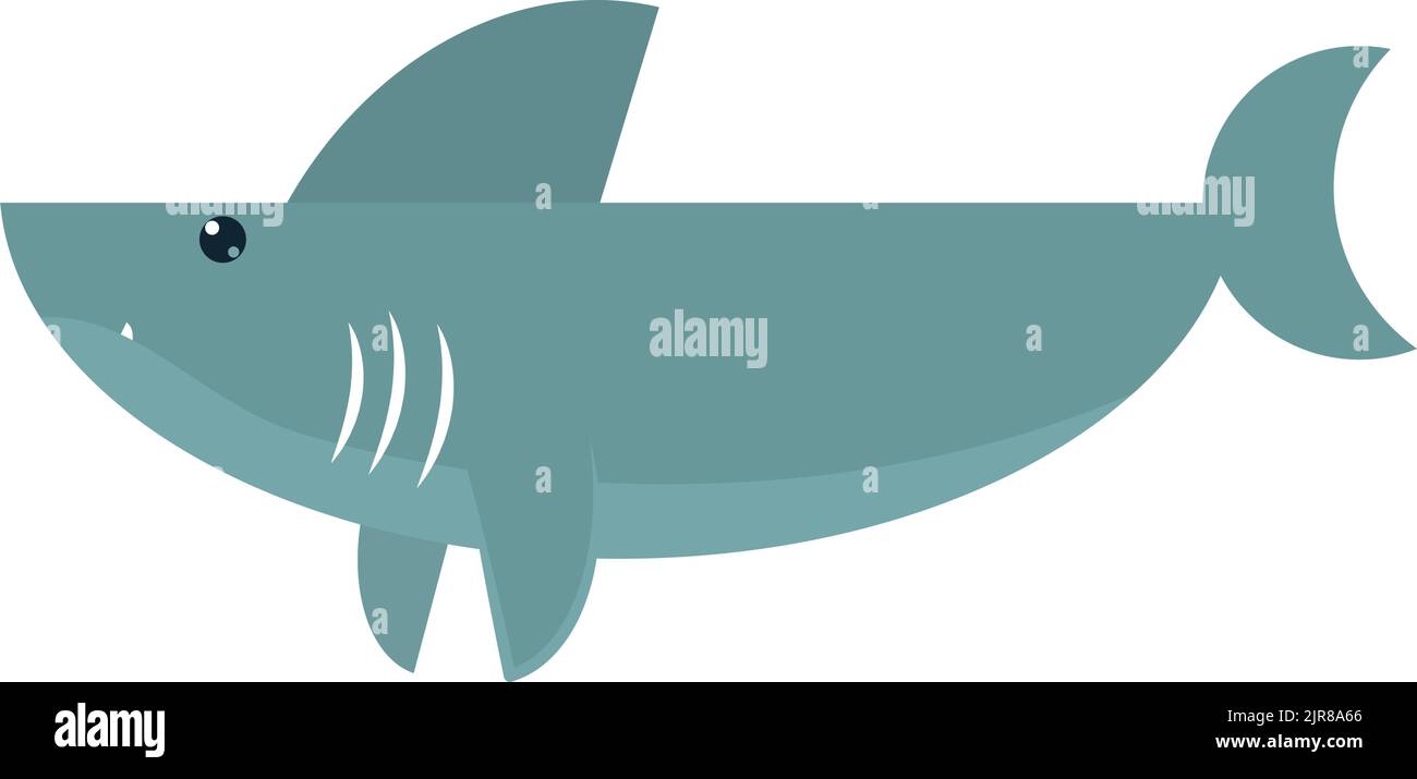 cute shark icon Stock Vector Image & Art - Alamy