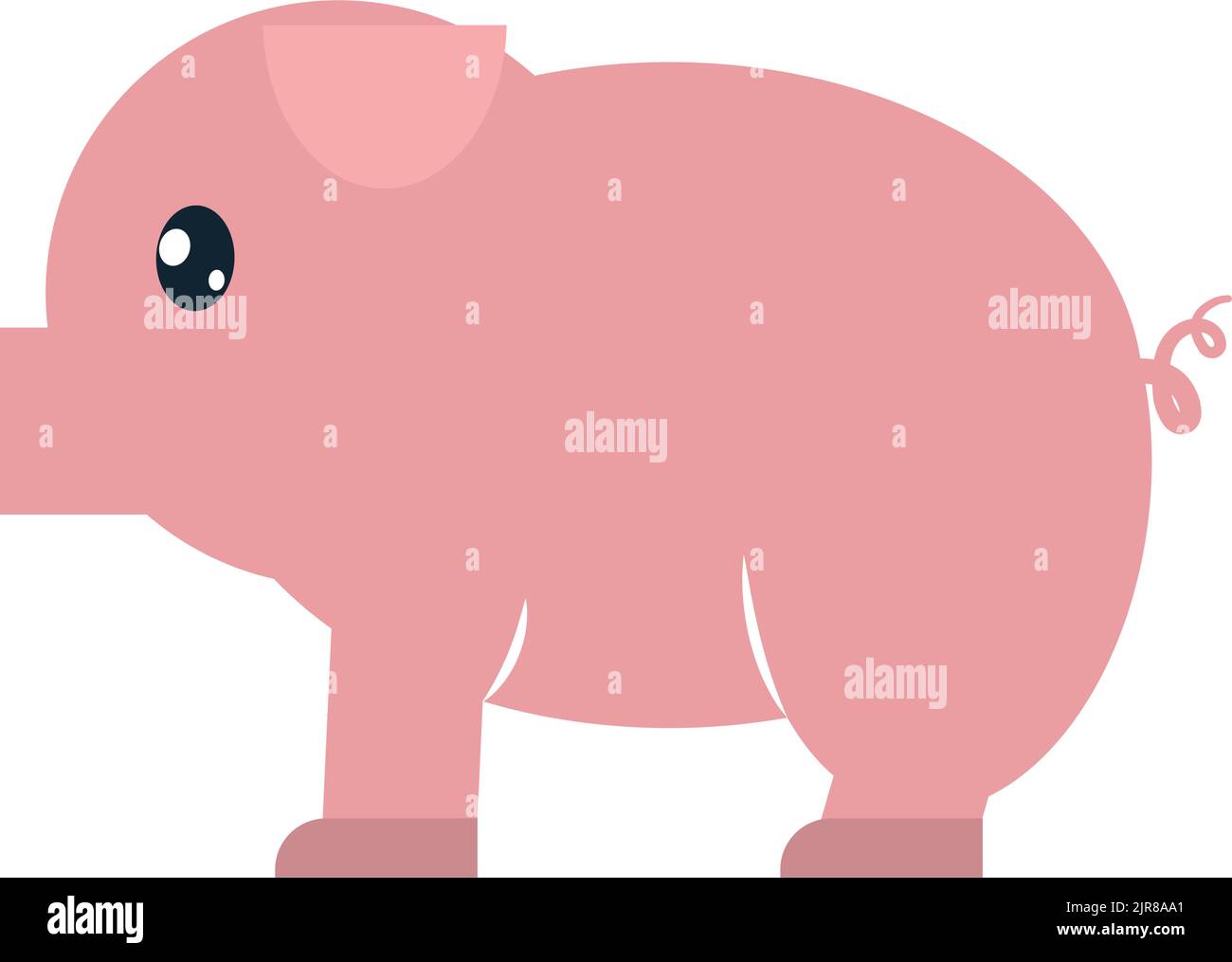 cute pig icon Stock Vector Image & Art - Alamy