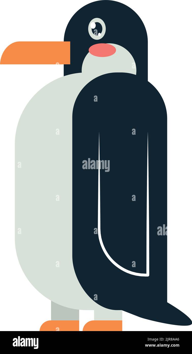 cute geometric penguin Stock Vector Image & Art - Alamy