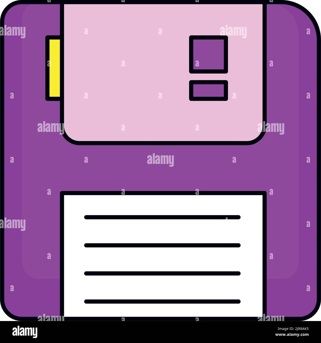 Floppy Disk Retro Futuristic Stock Vector Image And Art Alamy