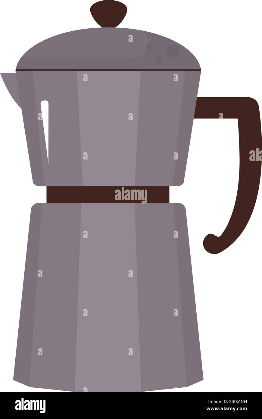 Espresso moka pot coffee Stock Vector Images - Alamy