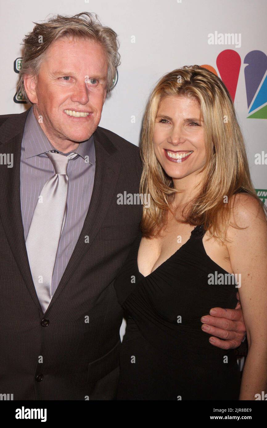 Gary Busey and Steffanie Sampson attend NBC's "The Celebrity Apprentice ...