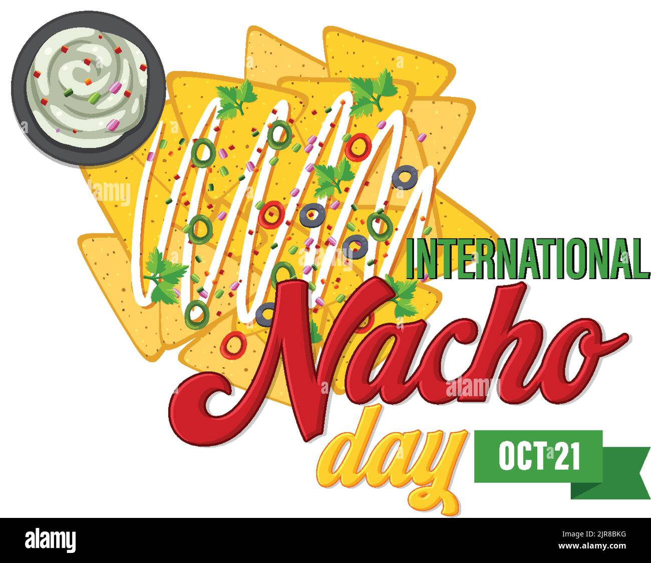International Nacho Day Banner Design illustration Stock Vector Image ...