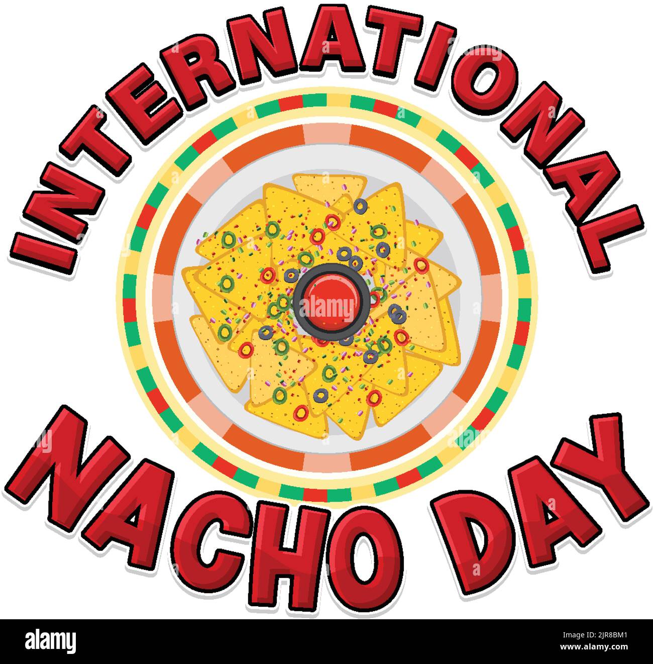 International Nacho Day Banner Design illustration Stock Vector Image ...