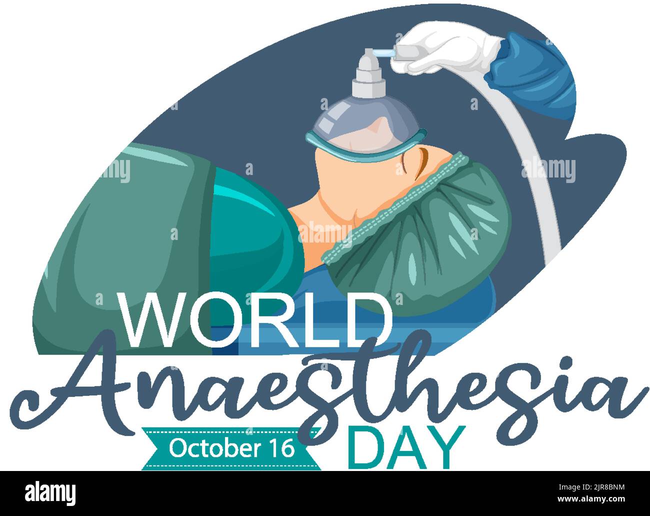 World Anaesthesia Day Logo Concept illustration Stock Vector Image ...