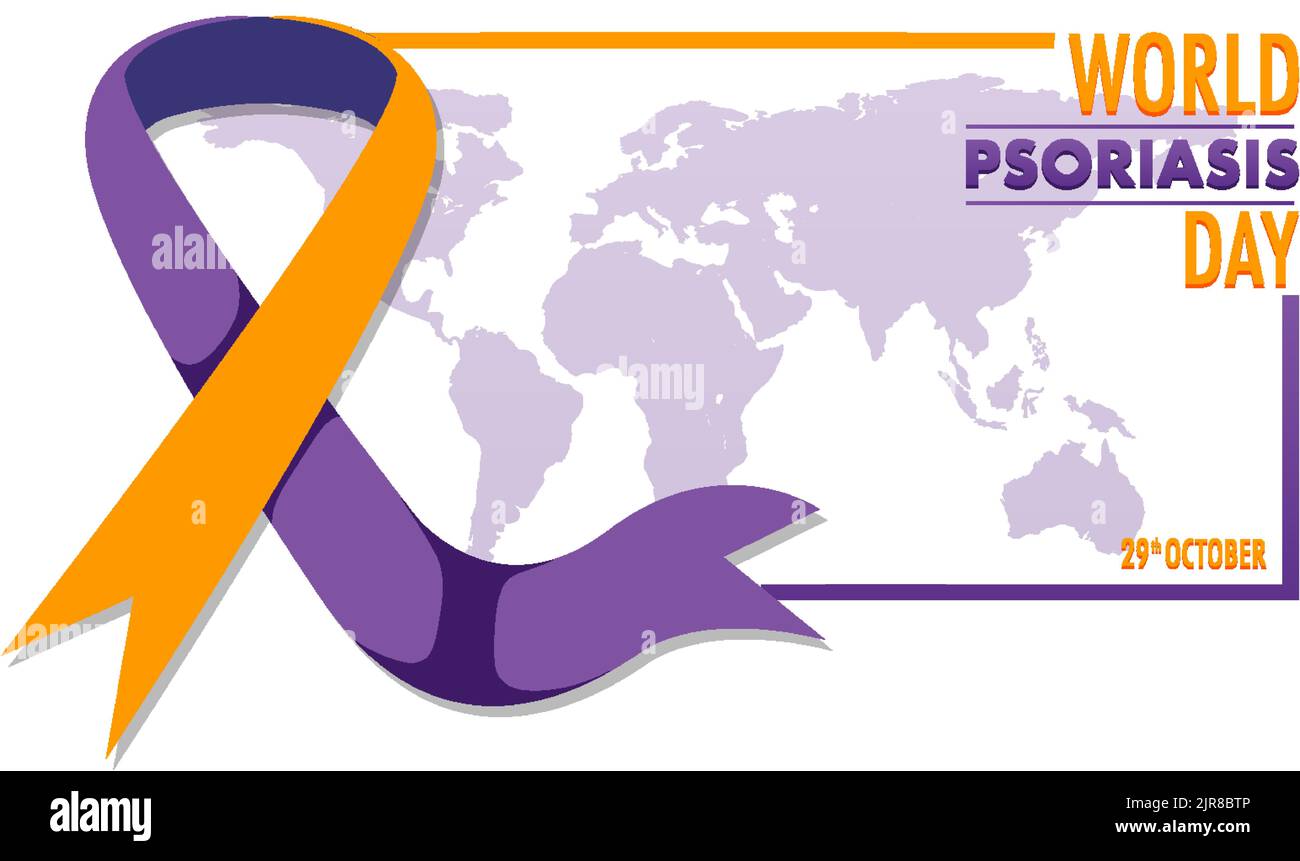 World Psoriasis Day Banner Design illustration Stock Vector Image & Art ...