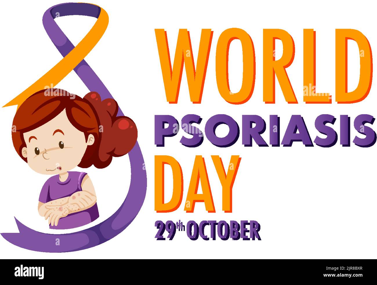 World Psoriasis Day Banner Design illustration Stock Vector Image & Art ...