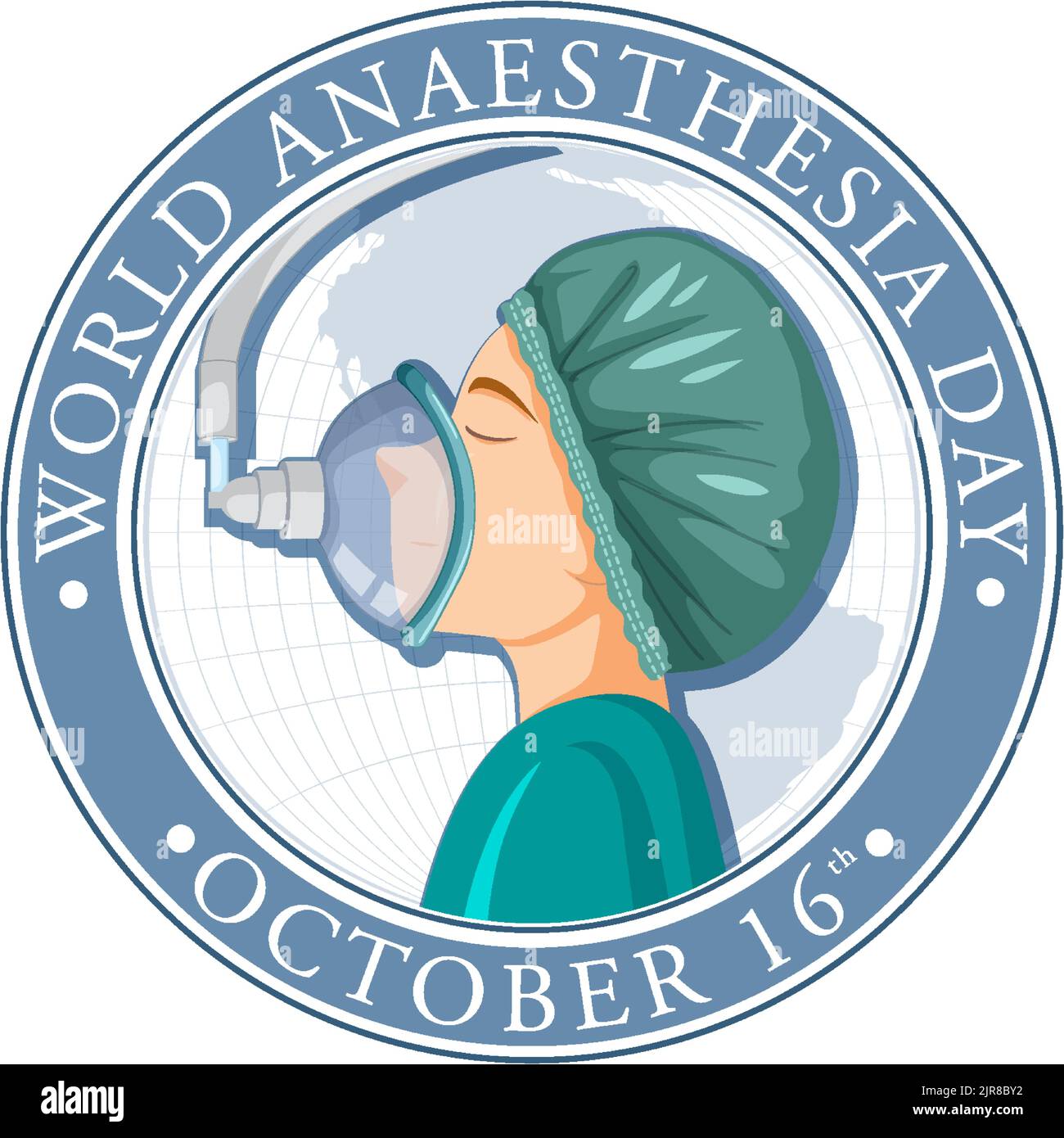 World Anaesthesia Day Banner Design illustration Stock Vector Image ...
