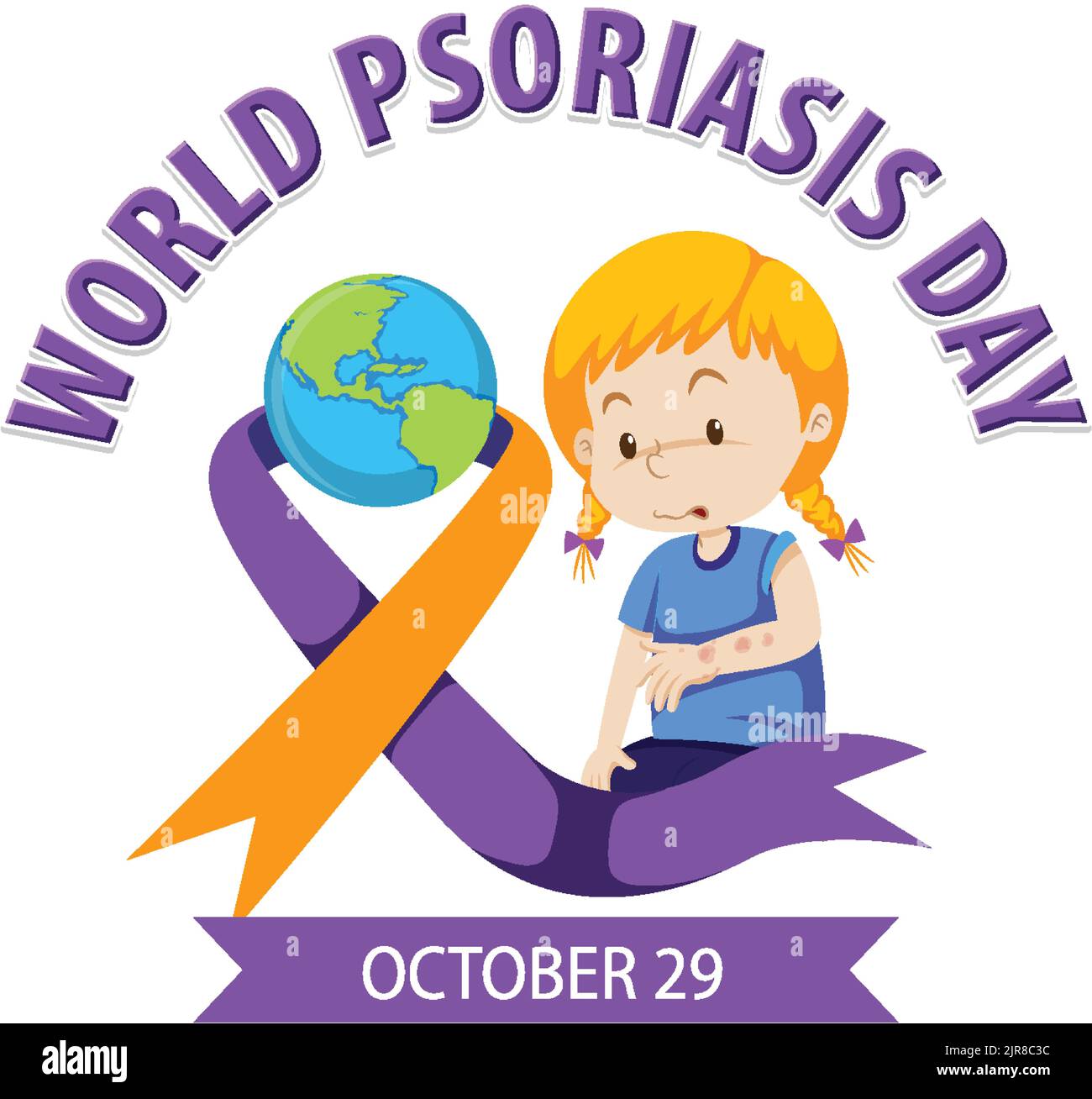 World Psoriasis Day Poster illustration Stock Vector Image & Art - Alamy