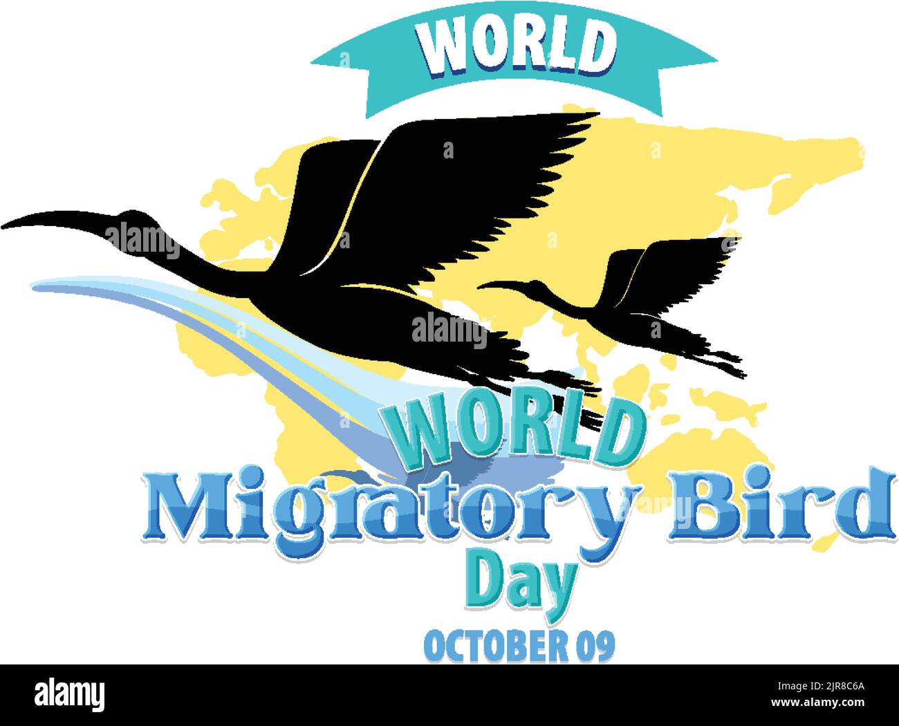 World Migratory Bird Day Banner Design illustration Stock Vector Image ...
