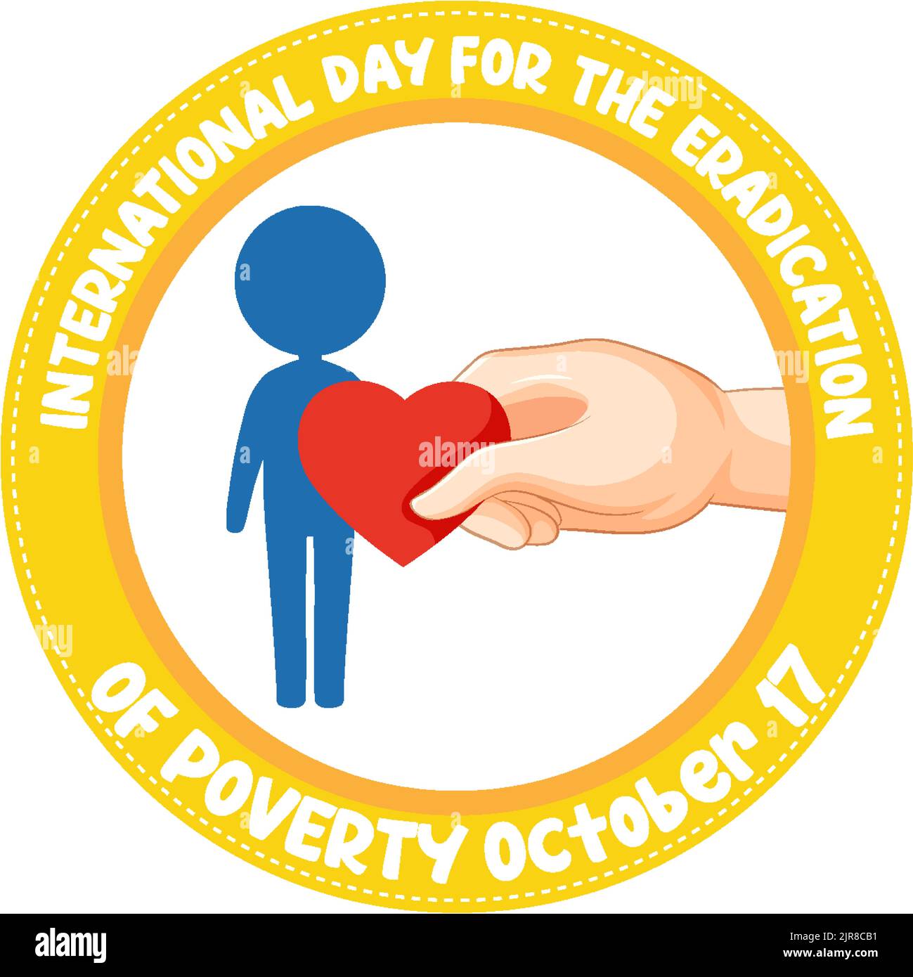 International day for the eradication of poverty illustration Stock ...