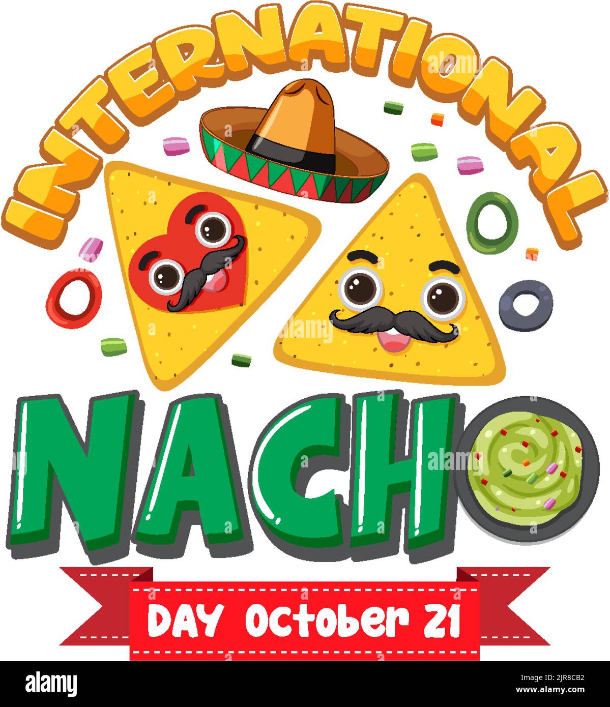 International Nacho Day Banner Design illustration Stock Vector Image ...