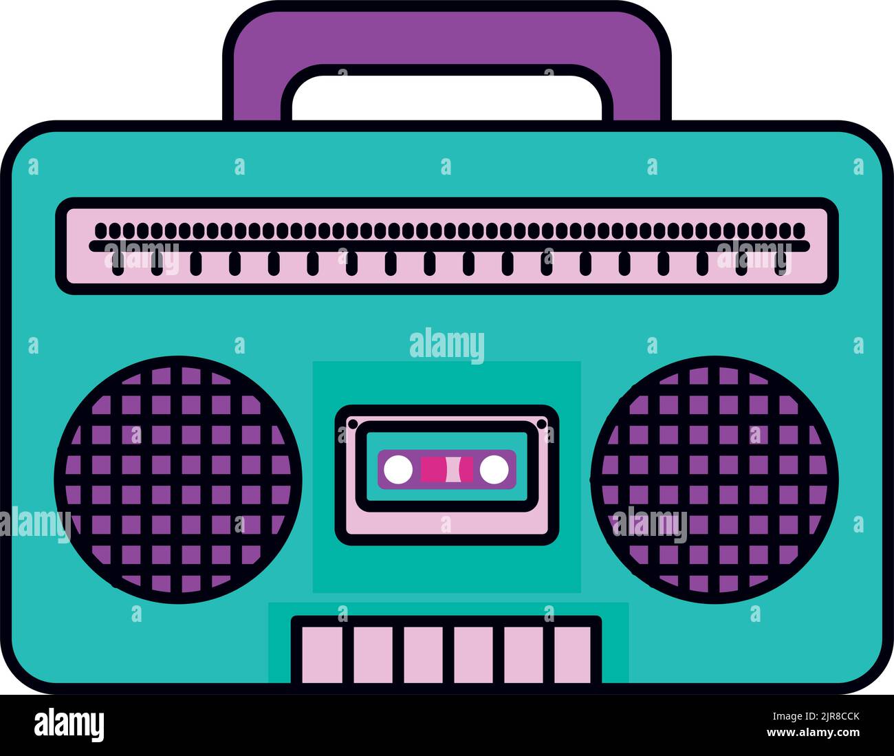 Radio Retro Futuristic Stock Vector Image And Art Alamy