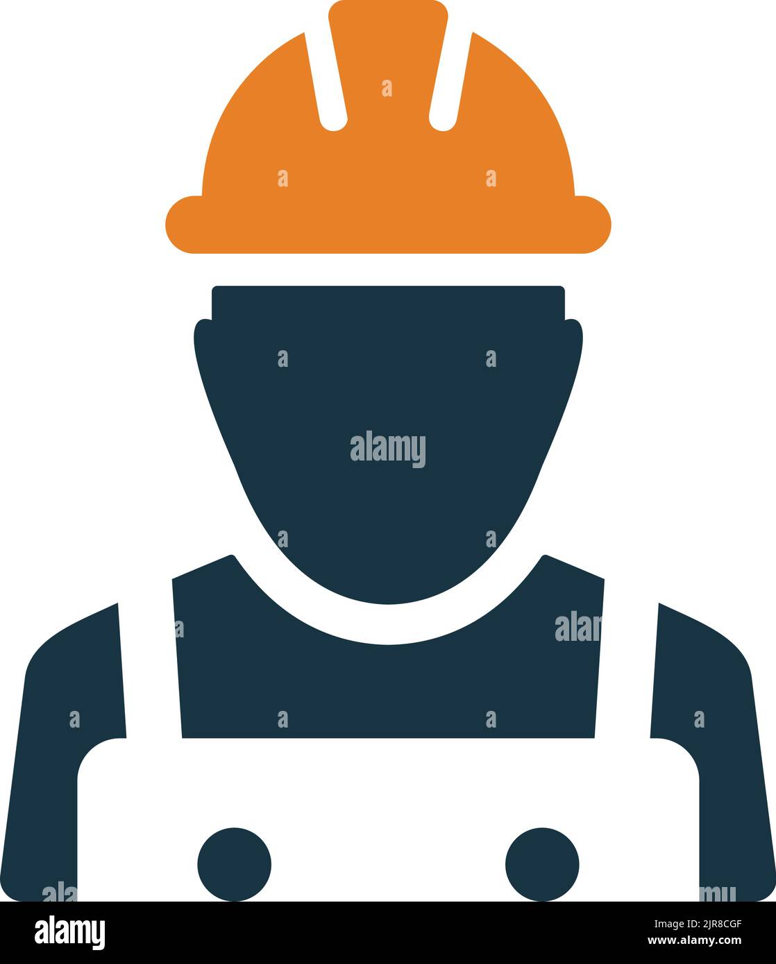 Construction, man icon - Use for commercial purposes, print media, web ...
