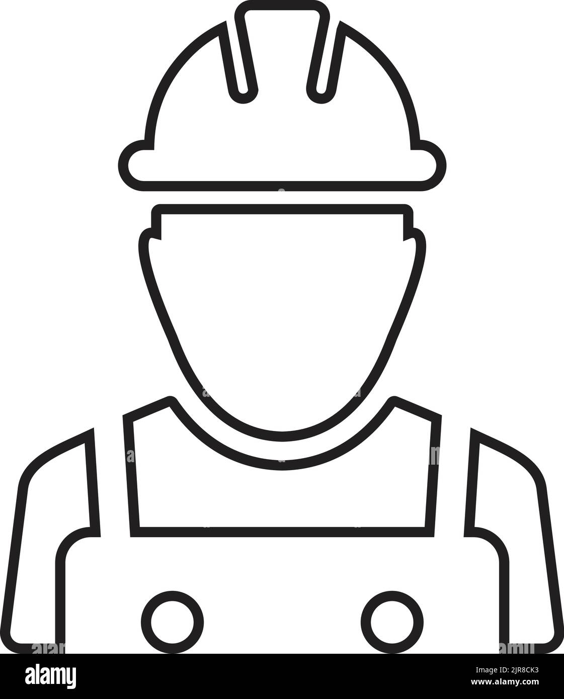 Construction, man icon - Use for commercial purposes, print media, web ...