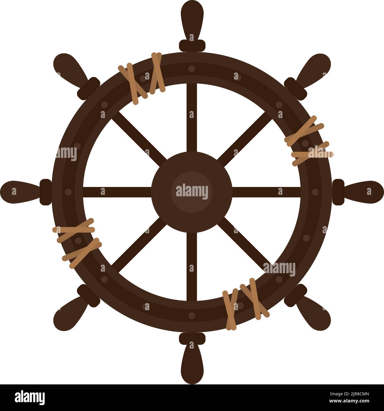 ship steering wheel Stock Vector Image & Art - Alamy
