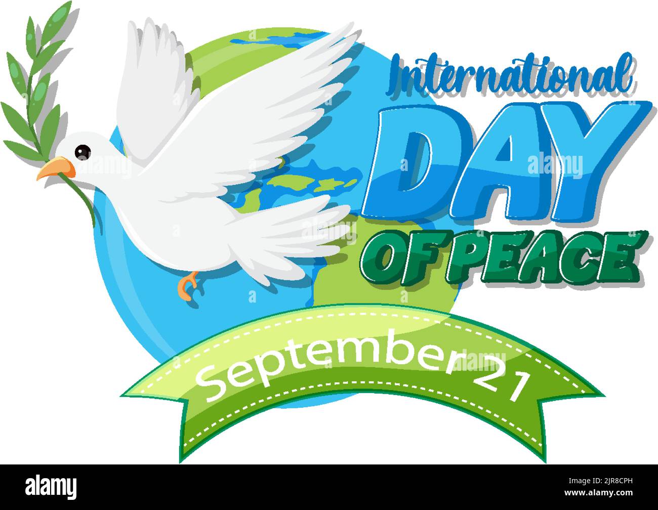 International Day of Peace Banner Design illustration Stock Vector ...