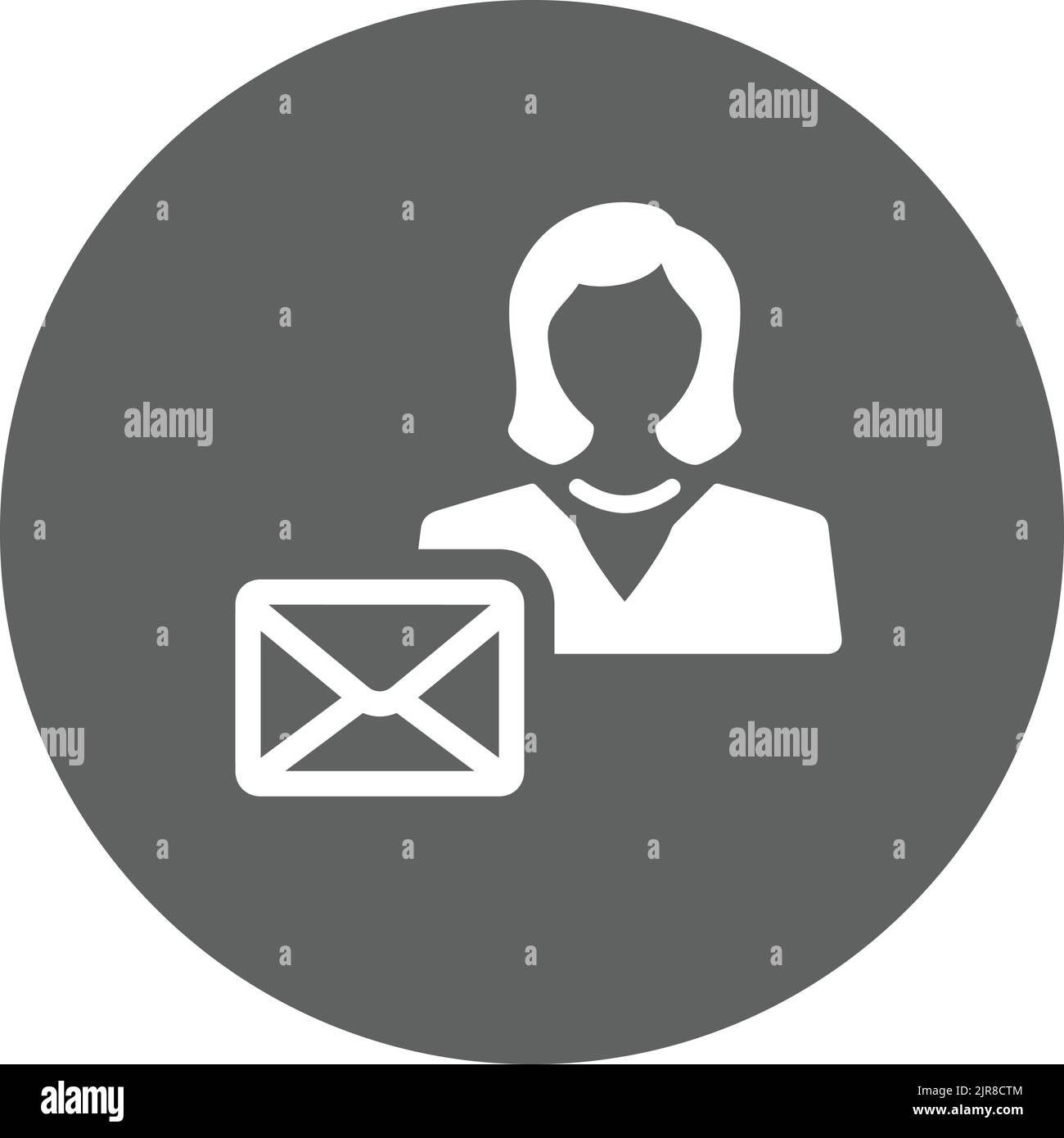 Conversation, female, message icon - Use for commercial purposes, print ...